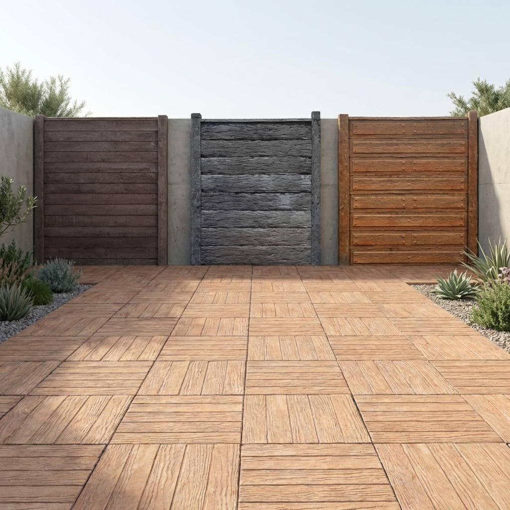 Cierros de Hormigón Texturados | Seguridad y Diseño Timbercret – DecoTimber